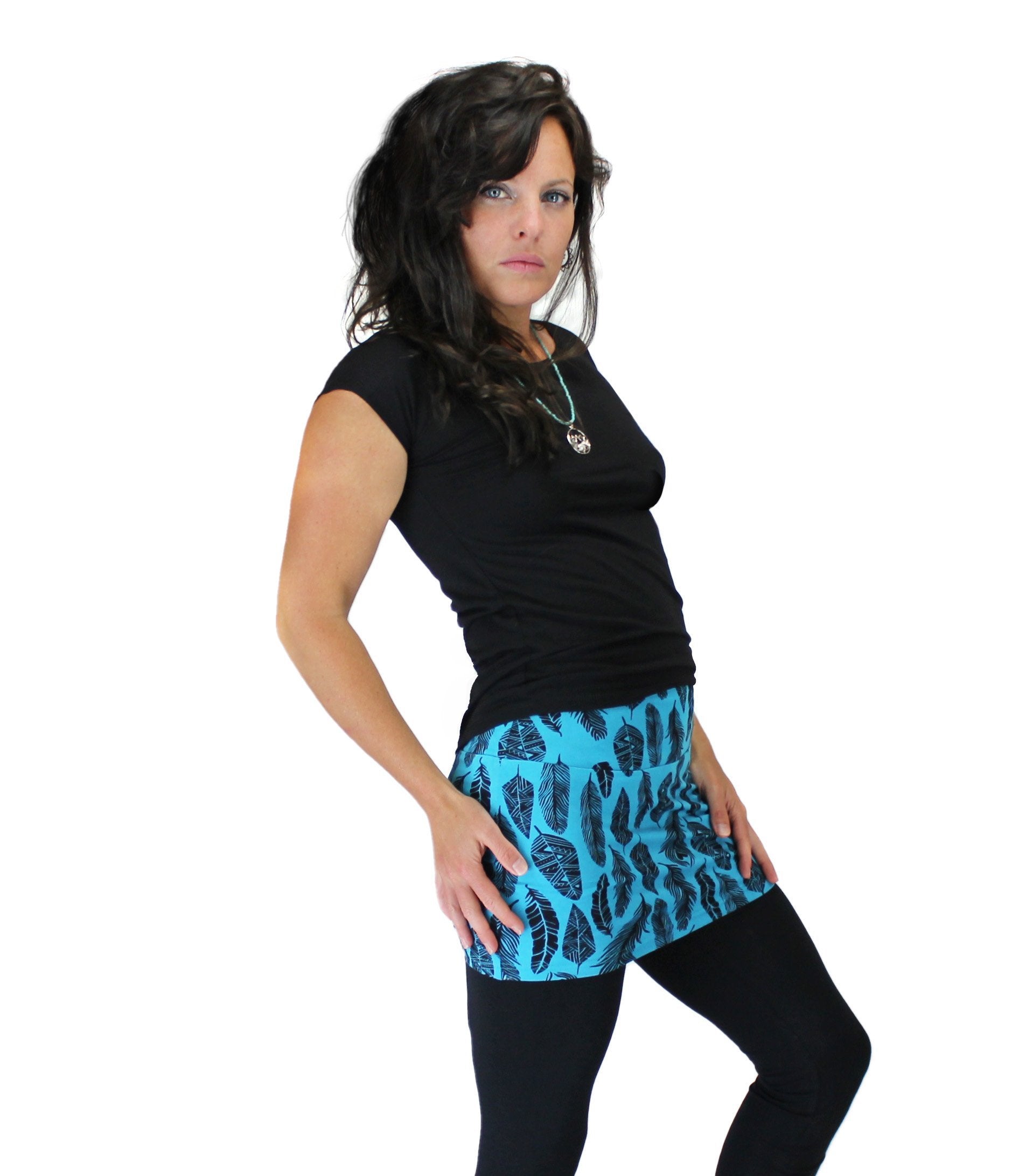 Mini jupe extensible en bambou | Boutique Equinoxe