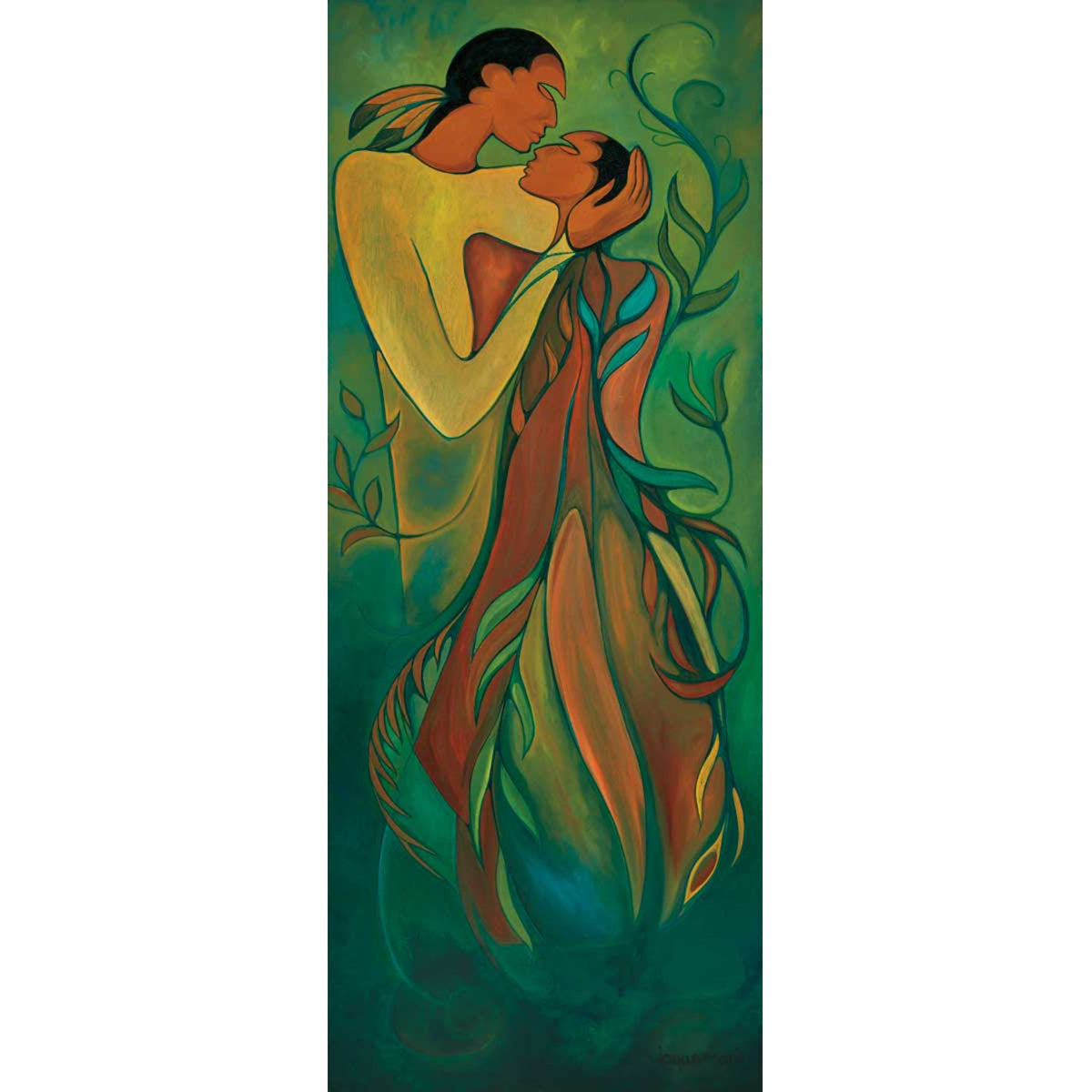 Poster Mère Nature et l'homme Maxine Noel | Boutique Equinoxe